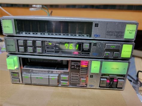 Yahoo オークション Fujitsu Ten Biyo カーコンポ セット カセットデ