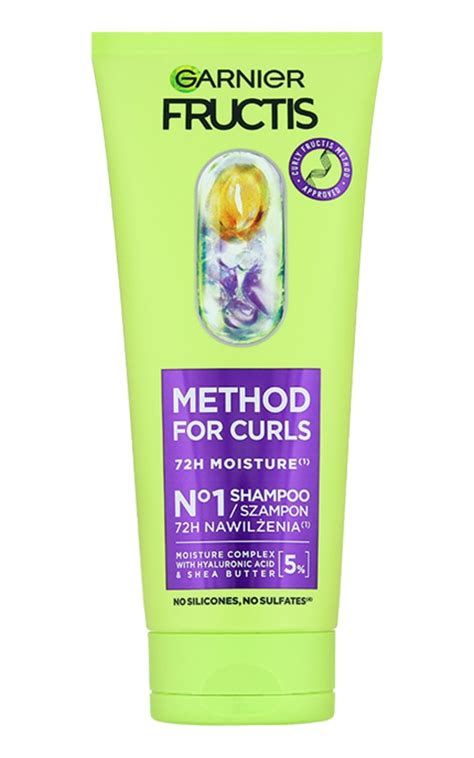 Fructis Method For Curls 72h Nr 1 šampūns Matu Mitrināšanai 200ml