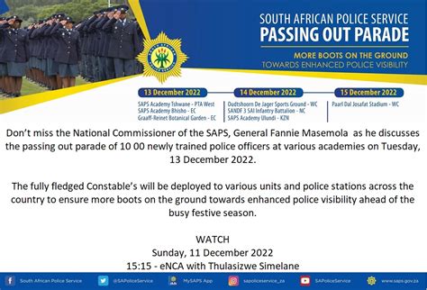 Sa Police Service 🇿🇦 On Twitter Sapshq Today 11 12 22 The Saps