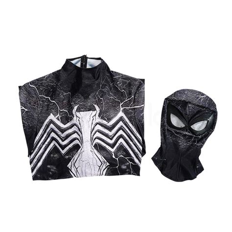 Venom Symbiote Cosplay Costume The Amazing Spiderman Black Suit