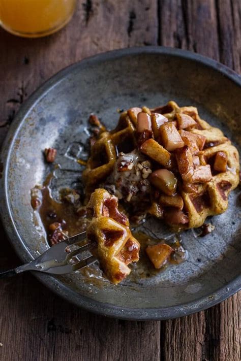 Cider Pumpkin Waffles Half Baked Harvest