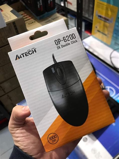 A4tech Op 620d 2x Click Optical Mouse Black Usb Computers And Tech
