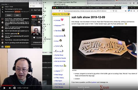 Xah Talk Show 2019 12 09 Emacs Lisp Live Coding Tutorial Command To