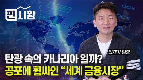 찐시황 탄광 속 카나리아 금융 위기 공포에 휩싸인 세계 금융 시장 2차전지 이제는 덜 오른 종목을 봐야 할 때