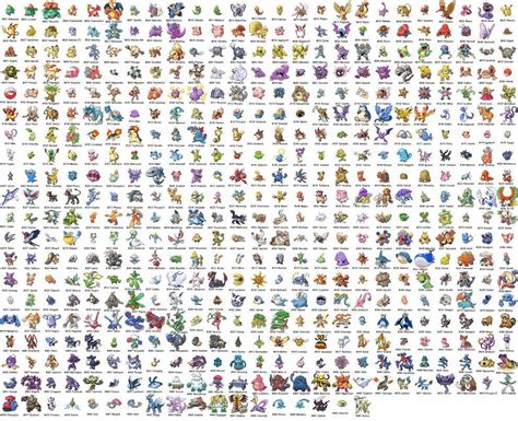 All Pokemon With Names By Murhtcil1 On Deviantart Pokemon Names All