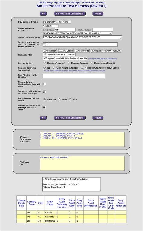 Test Harness Db2 For I For Stored Procedures And Embedded Sql