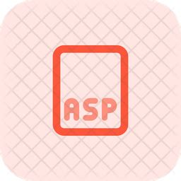 Asp File Icon Download In Flat Style