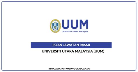 Permohonan Jawatan Kosong Universiti Utara Malaysia UUM Pensyarah