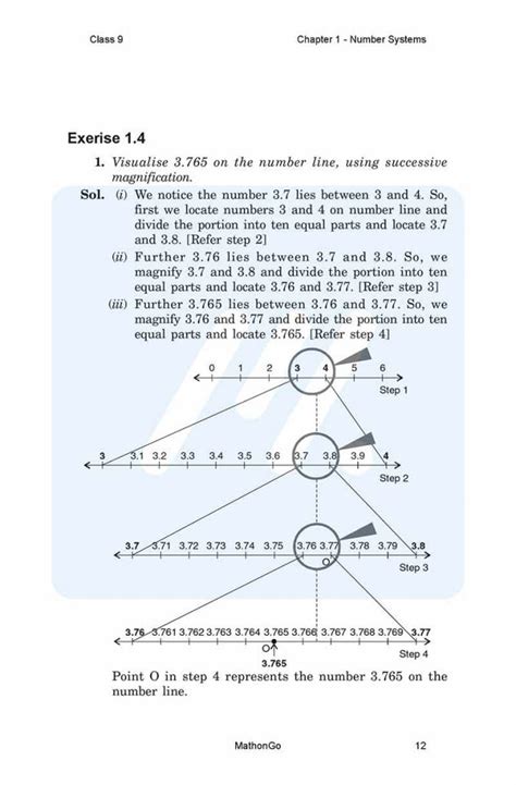 Ncert Solutions For Class 9 Maths Chapter 1 Number Systems Mathongo