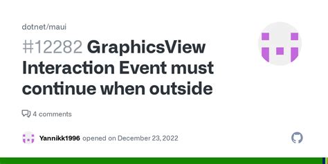 Graphicsview Interaction Event Must Continue When Outside · Issue