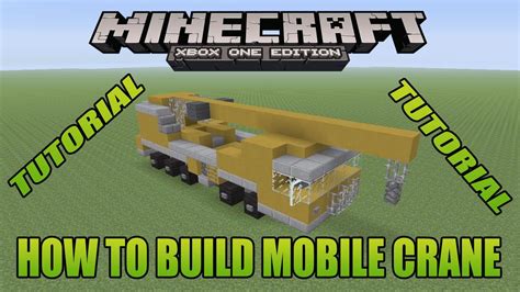 Minecraft Xbox Edition Tutorial How To Build Mobile Crane