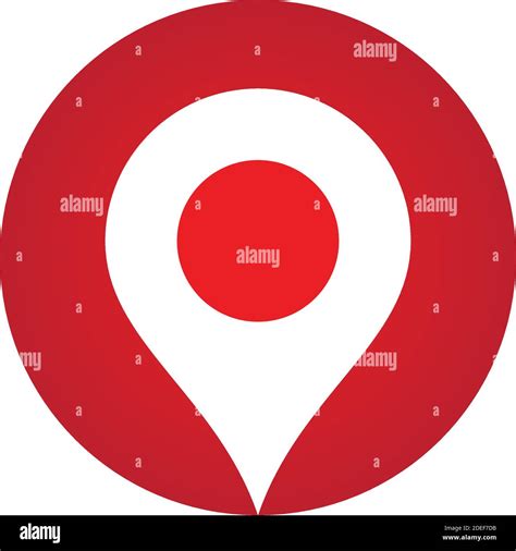 Location Point Logo Vector Template Stock Vector Image Art Alamy