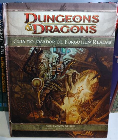 Guia do Jogador de Forgotten Realms Dungeons Dragons 4ª Edição RPG
