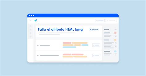 Error Falta El Atributo Html Lang Analiticopro