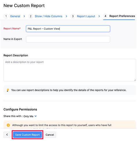 Custom Reports Help Zoho Books