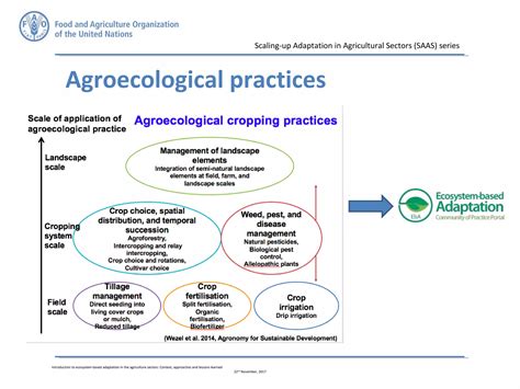 Introduction To Ecosystem Based Adaptation Eba In The Agricultural