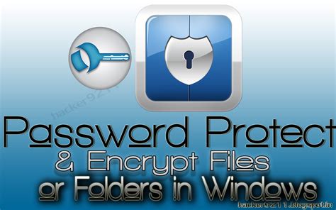 Windows Password Protect File Lookfad
