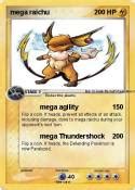 Pokémon Mega Raichu Ex Lightning Strike My Pokemon Card