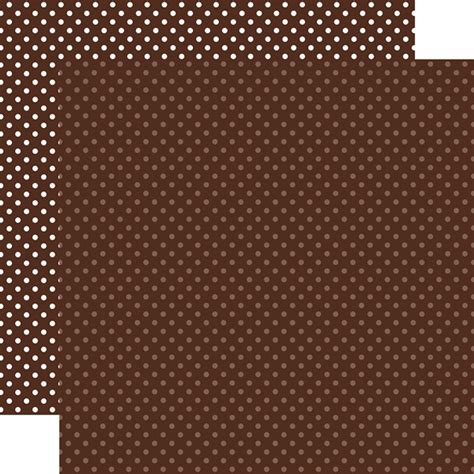 Dots And Stripes Brown Dots 12x12 Patterned Paper Echo Park Paper Co