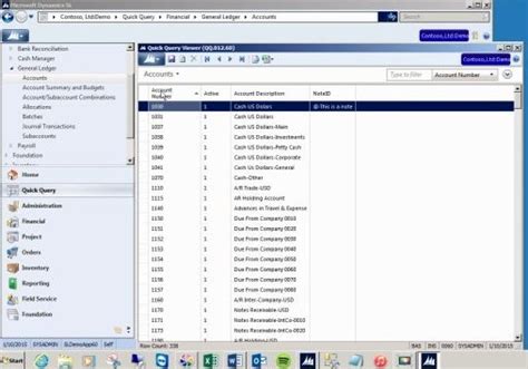 Using Quick Query Module For Microsoft Dynamics Sl Solomon 2015