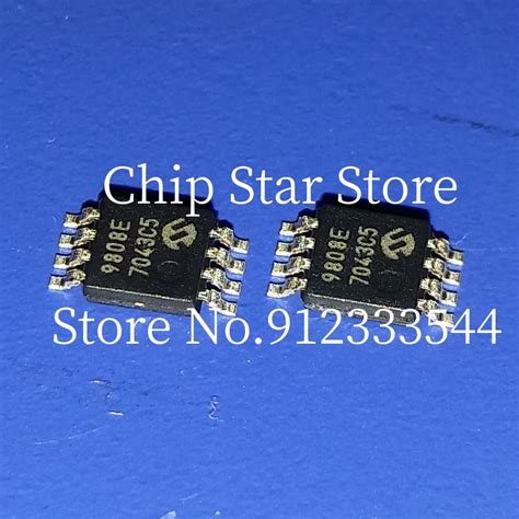 5 100pcs MCP9808 E MS MCP9808T E MS MCP9808 MSOP8 Temperature Sensor IC