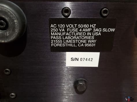 Pass Labs Aleph 3 Sale Pending Photo 2437261 Uk Audio Mart