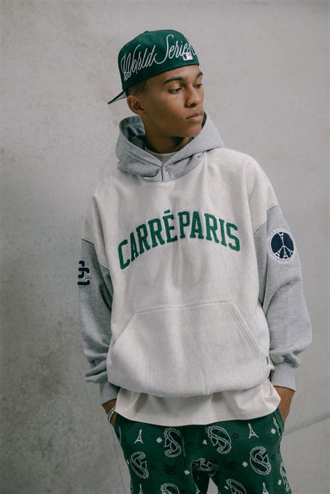 Carre Team Two Tone Oversized Hoodie Grey Marle Culture Kings Us