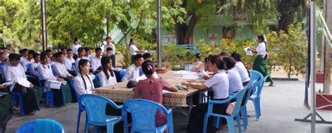 အမရပူရမြို့ အမှတ် ၁ အခြေခံပညာအထက်တန်းကျောင်းတွင် ပန်းခင်းစီမံချက် ၃ ဖြင့် အိမ်ထောင်စုလူဦးရေန