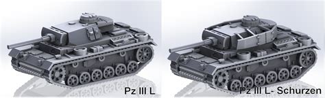German -Pz III L - Medium Tank (3) - Day of Battle Games