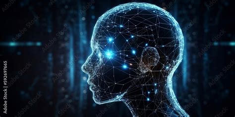 Neural Networks That Mimic The Function Of The Human Brain Stock