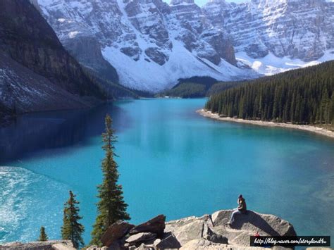 캐나다여행 밴프국립공원 모레인 호수~ 네이버 블로그