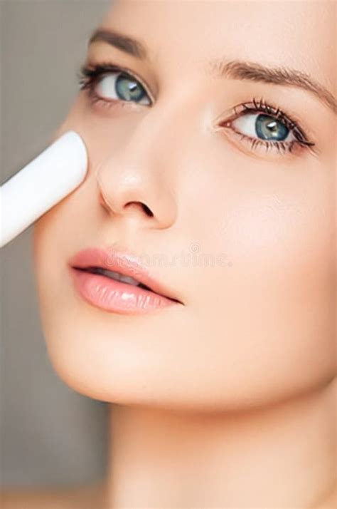 Anti Aging Cosmetology And Beauty Treatment Product Woman Using Laser