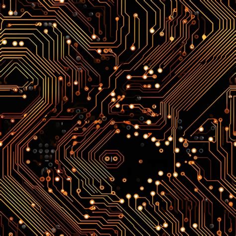 Premium Photo Pcb Circuit Seamless Pattern