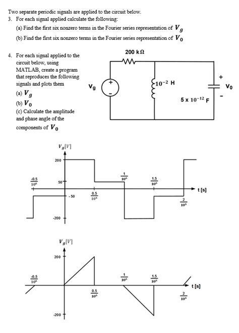 Two Separate Periodic Signals Are Applied To The
