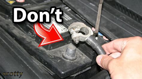 Proper Procedure To Disconnect A Car Battery