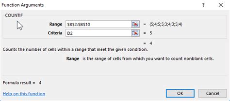 Examples Of Functions Count Countblank And Countif In Excel
