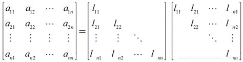 数值线性代数之cholesky平方根法（matlab）平方根法 线代 Csdn博客