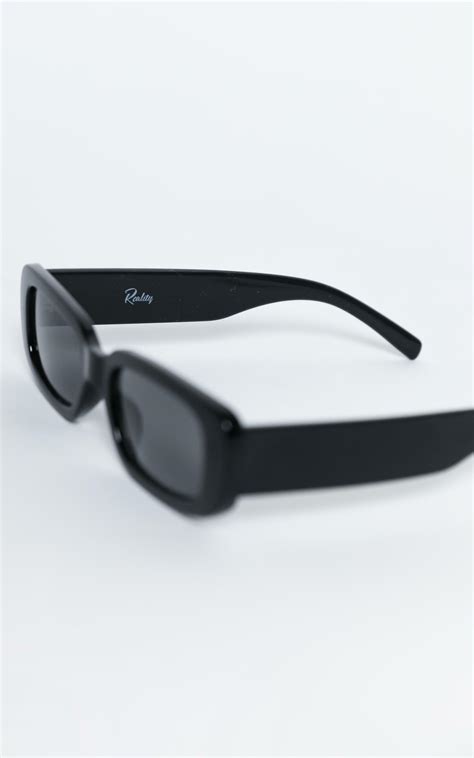 Reality Eyewear Xray Spex Sunglasses In Jett Black Showpo