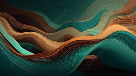 Colorful Abstract Geometric Curve Pattern Powerpoint Background For