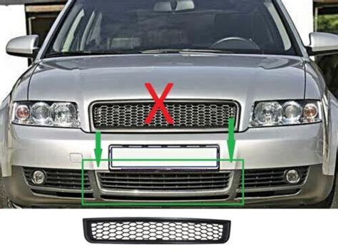 Calandre Grille Inférieure Noir Mat Nid Dabeille Pour Audi A4 B6 8e 01 05 Ebay