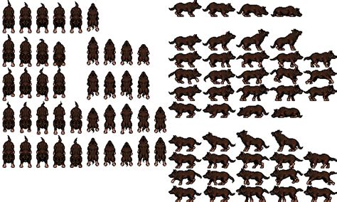 LPC Wolf Animation OpenGameArt Org
