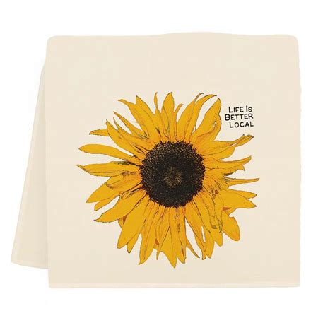 Sunflower Tea Towel Eric And Christopher