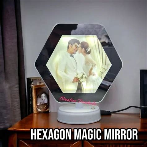 Hexagon Magic Mirror For Decoration At ₹ 205piece In Panipat Id