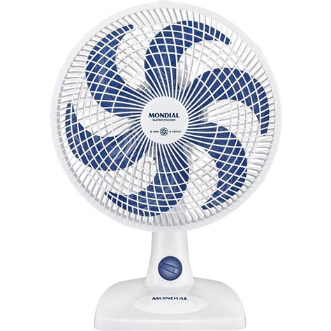 Ventilador De Mesa Mondial 30cm 6 Pás Super Power Vsp 30 B Em