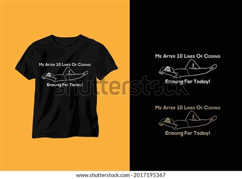 Programming T Shirt Vector T Shirt Stock Vector Royalty Free