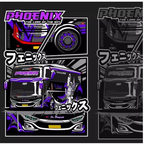 Jual Stiker Bus Mania Bus Artis Basuri Phoenix Laser Sticker Shopee Indonesia