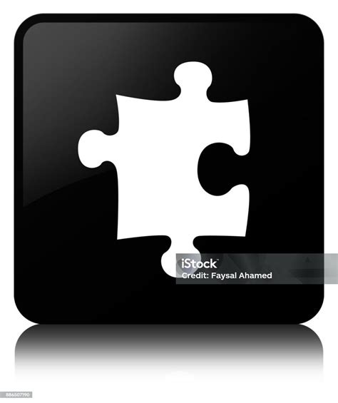 拼圖圖示黑方塊按鈕向量圖形及更多休閒遊戲圖片 休閒遊戲 圖示 垂直構圖 Istock