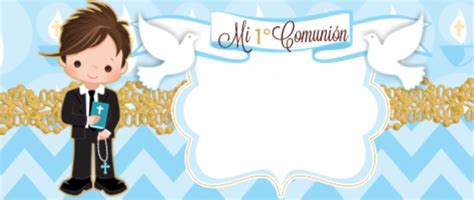 Kit imprimible primera comunión niño Artofit
