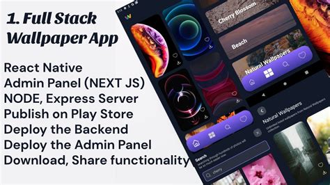 Build Full Stack Wallpaper App With React Native Next Js MongoDB