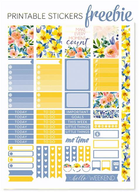 Bullet Journal Stickers Printable